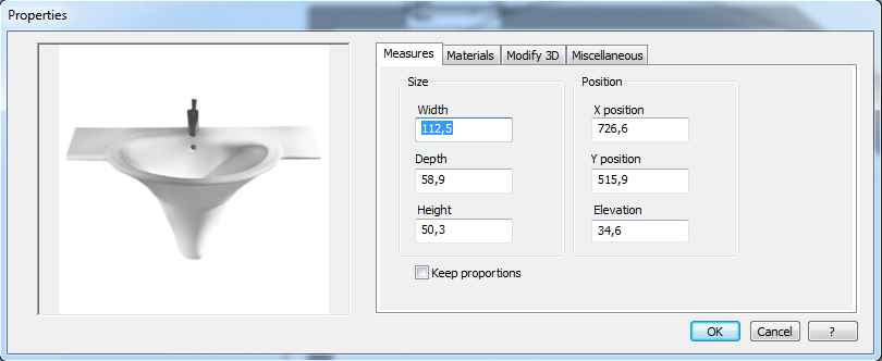 Change object size (Resize) – DomuS3D - Online Support
