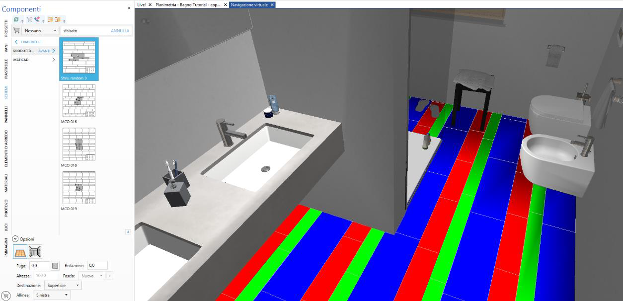 Step 4: tile the floor – DomuS3D - Online Support
