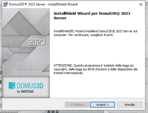 Installazione/aggiornamento della versione CLIENT-SERVER – DomuS3D - Supporto online