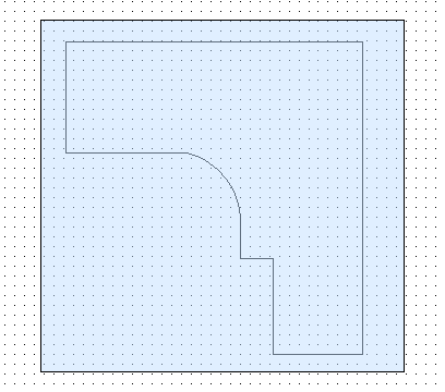 Dimensioning A Curved Wall Kado Lux Frameless Curved Right Fluted