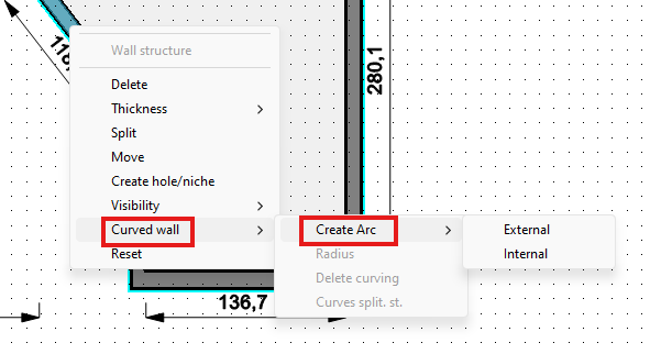 How to draw a curved wall – DomuS3D - Online Support