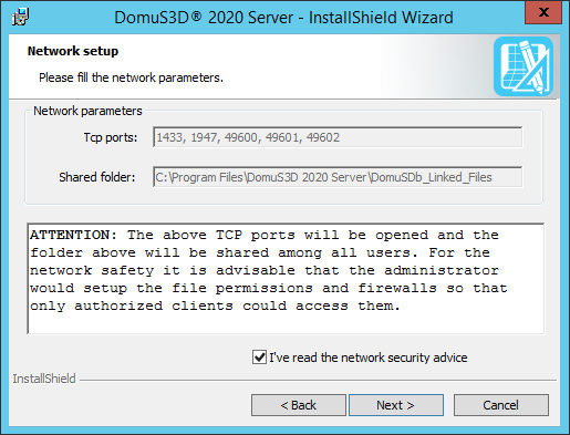 Install/update Client-Server version – DomuS3D - Online Support