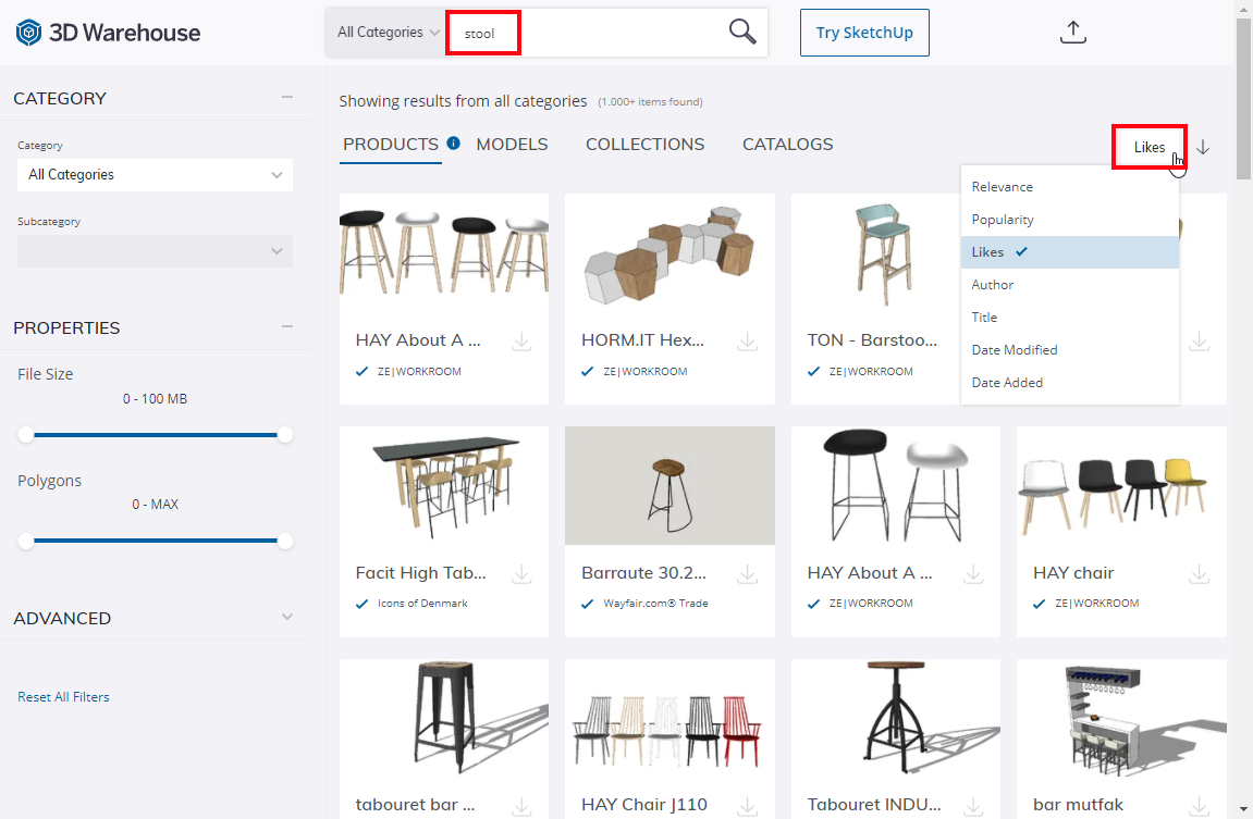 Importing 3D elements from Google's 3D Warehouse – DomuS3D - Online Support