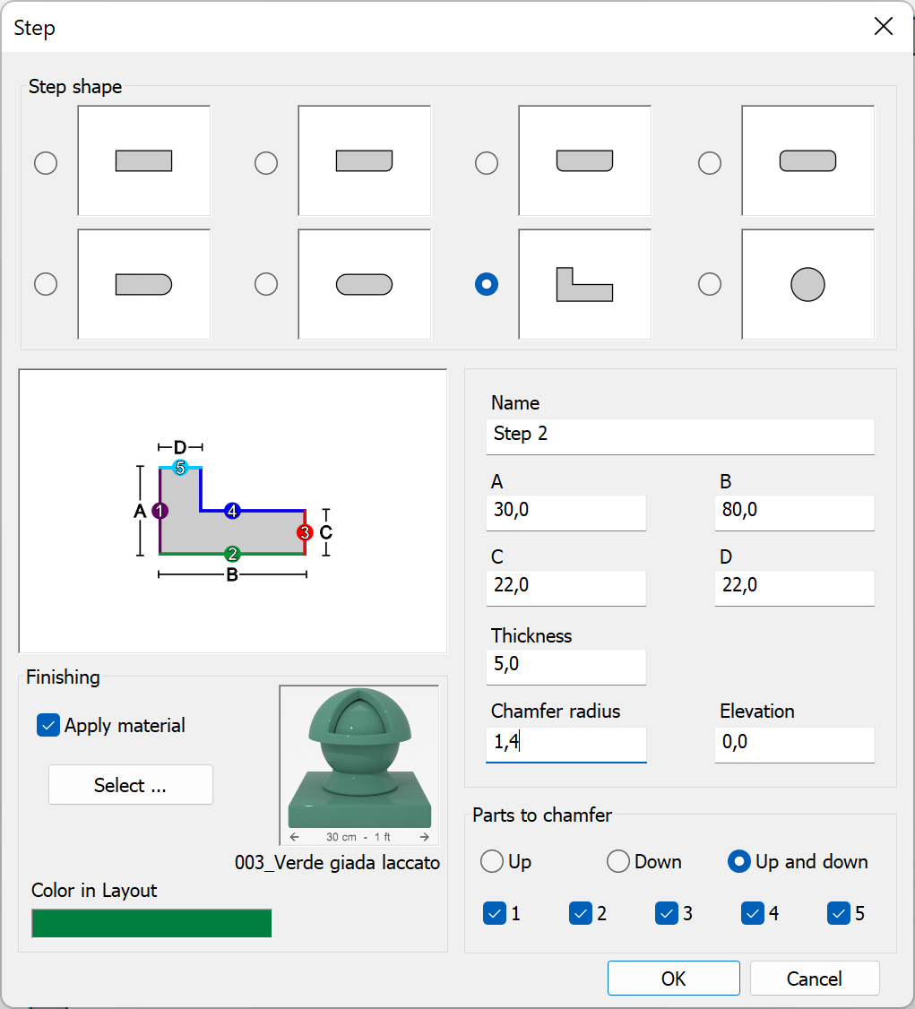 Solid Modeler: Steps and Countertops – DomuS3D - Online Support