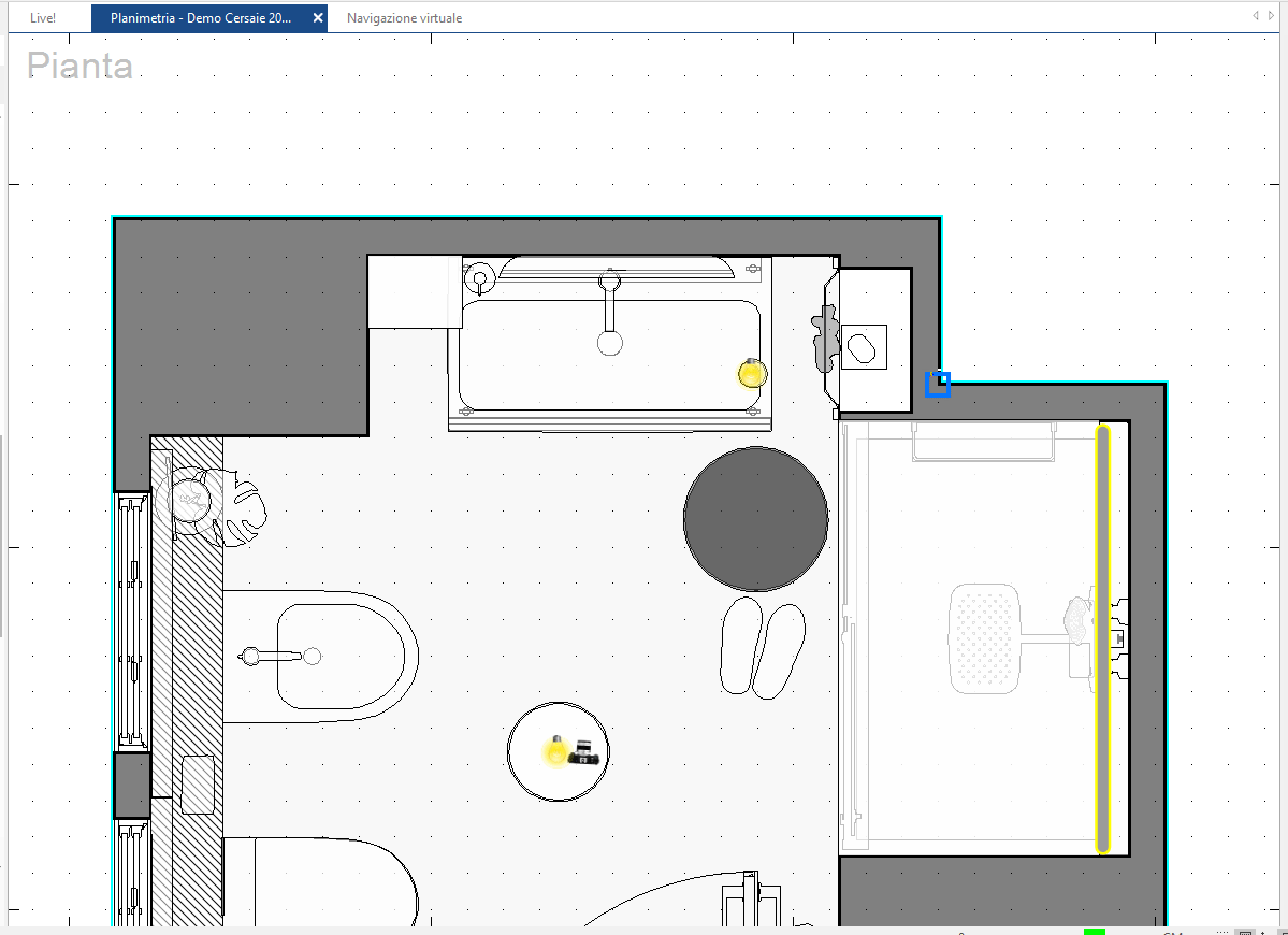 How to position an item on a countertop/table (H key) – DomuS3D ...