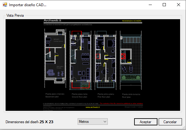 Importar el plano de una habitación en formato DWG/DXF – DomuS3D - Soporte en línea