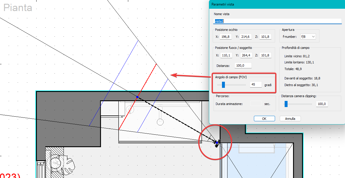 Changing the Camera's Field of View – DomuS3D - Online Support